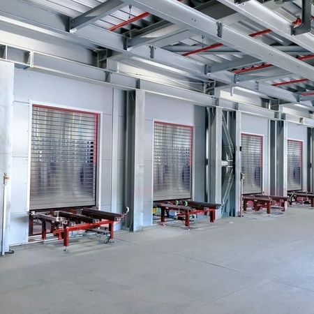 Aluminum spiral door for high frequencies | low energy losses